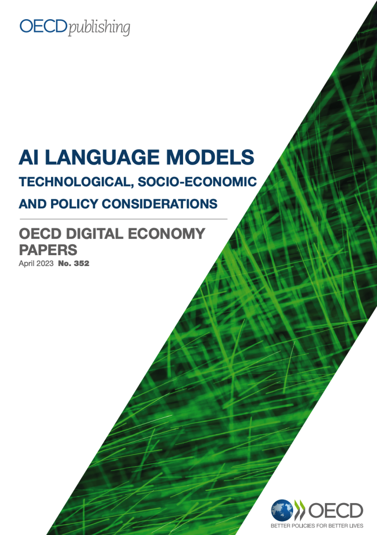 经合组织｜人工智能语言模型：技术、社会经济和政策方面的考虑 – SAASD